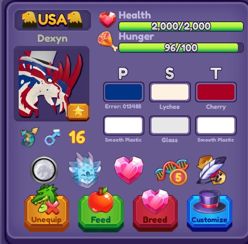 Trading USA The Morpho Error Dex. | Fandom