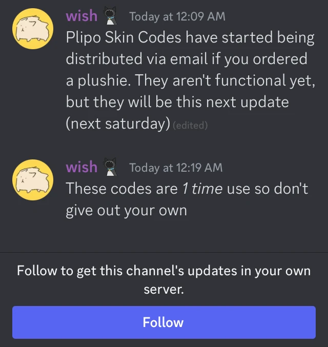 Codes functional by next Saturday. | Fandom