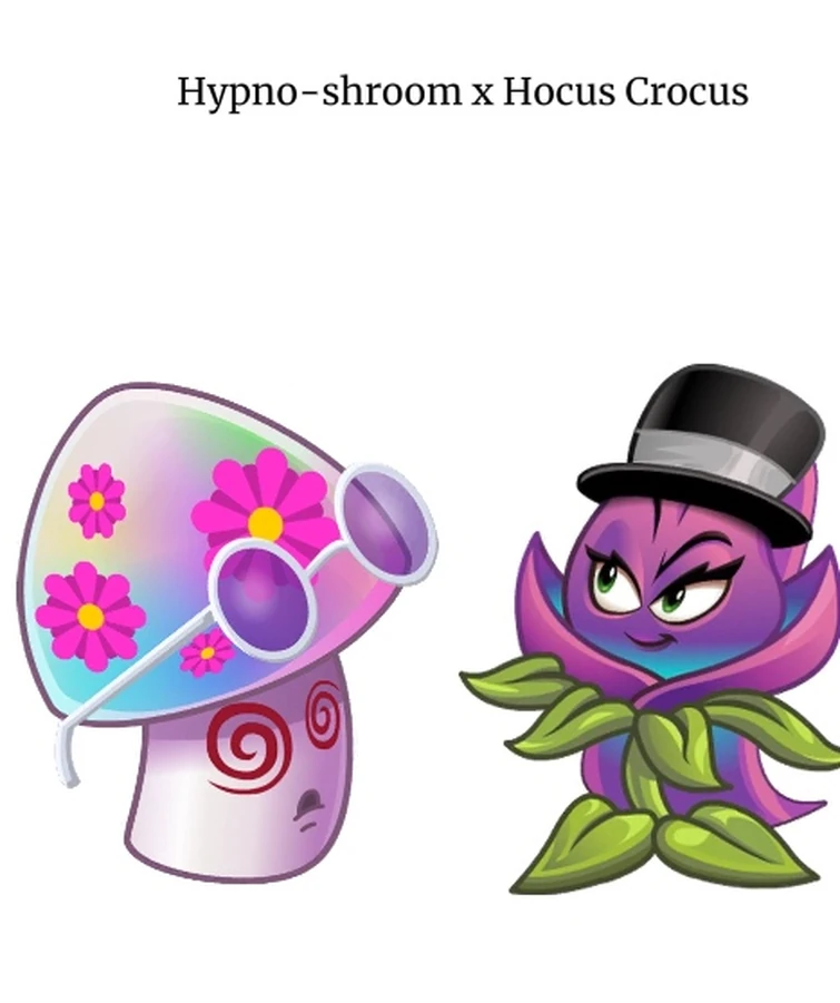 I made this picture of Hypno-shroom and Hocus Crocus getting married ...