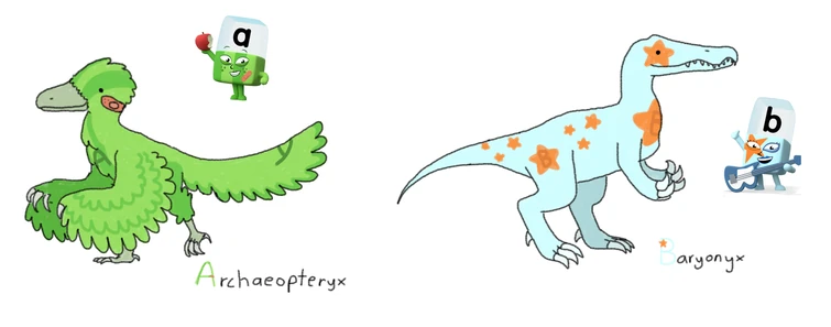 Alphablocks as dinosaurs (Part 1) | Fandom