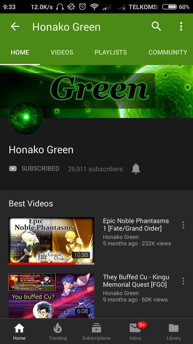 Have you guys ever watch Honako Green YouTube Channel? | Fandom