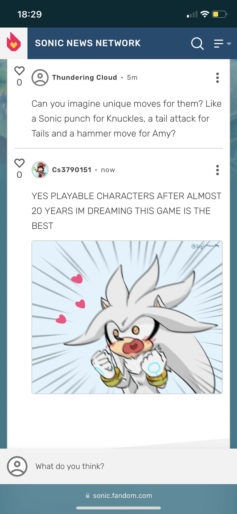 Sonic fandom out of context. | Fandom