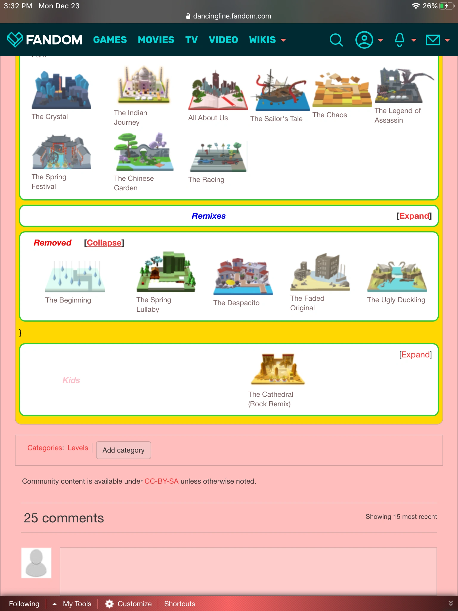 List of levels | Fandom