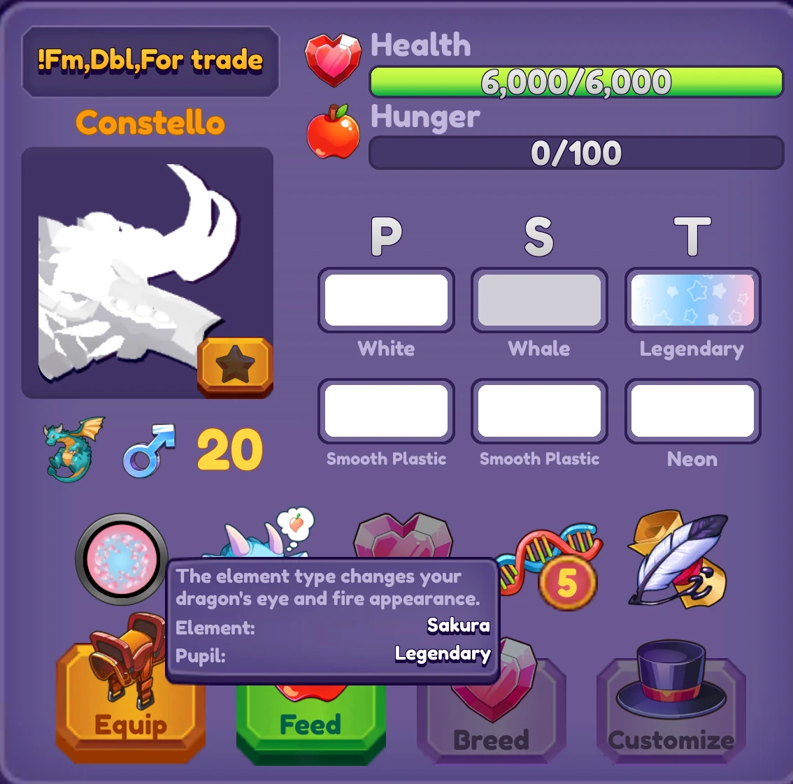 Selling this Constello or Trading for a Moix | Fandom