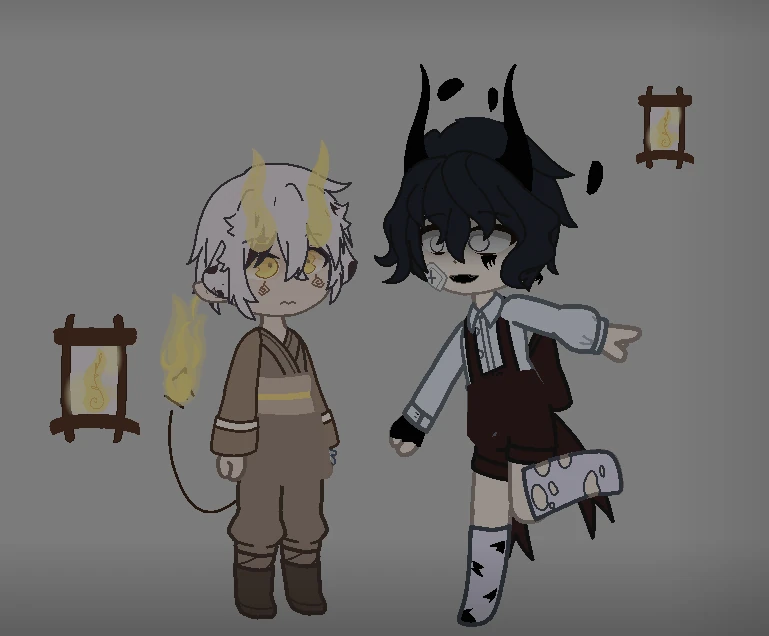 The kid meets demon kid (lol I don’t have names) | Fandom