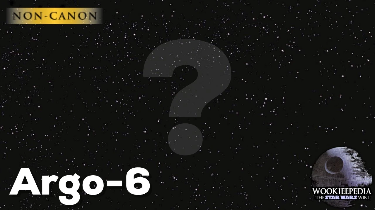 ️ [YouTube: Wookieepedia] What was Argo-6? | Fandom