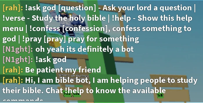 Actual bible bot | Fandom