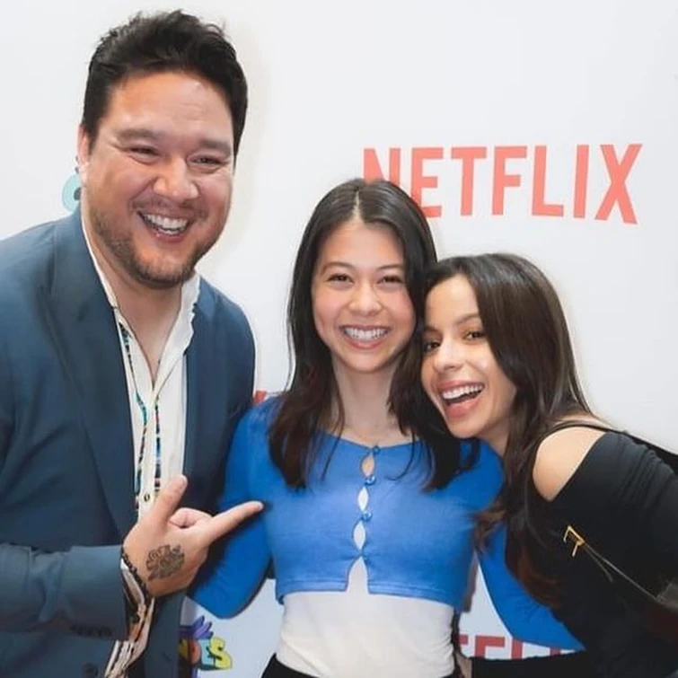 Photos of Leah Mei Gold attending The Casagrandes Movie premiere party ...