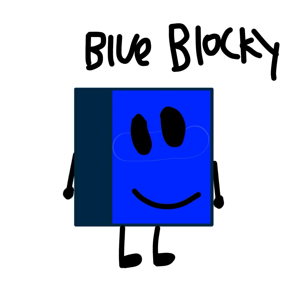 My Oc Blue Blocky | Fandom
