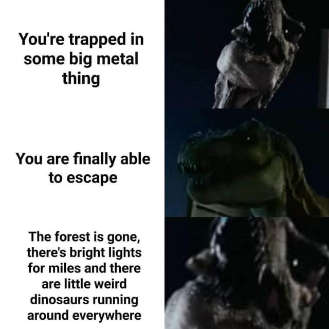The Lost world Buck rex meme by Jurassic Fun. | Fandom