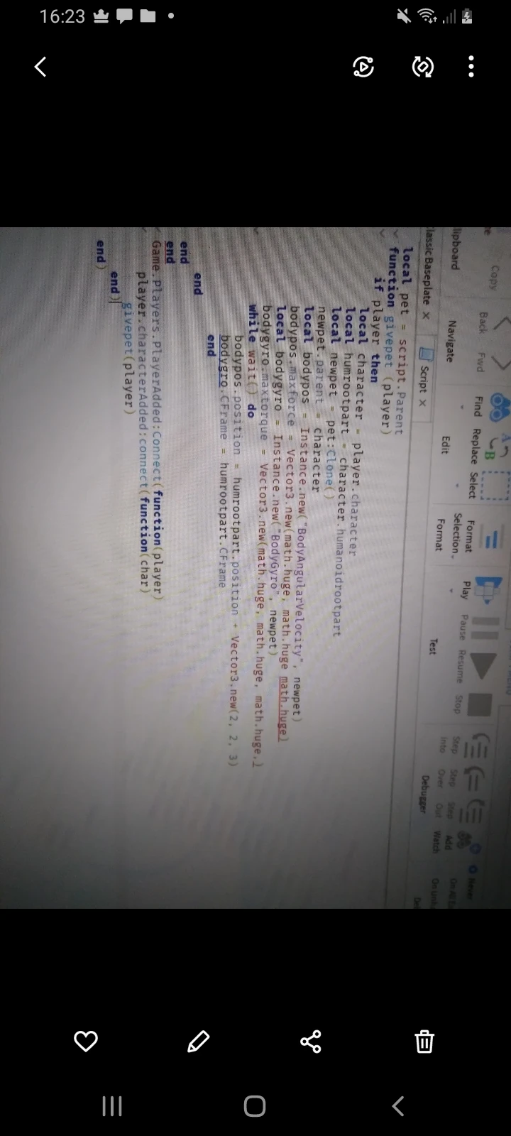 Why is my script not working | Fandom
