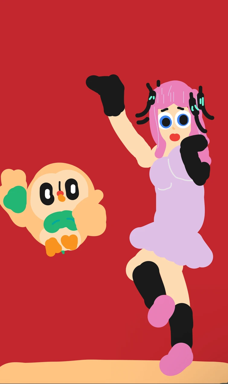 Nino dancing with Rowlet | Fandom