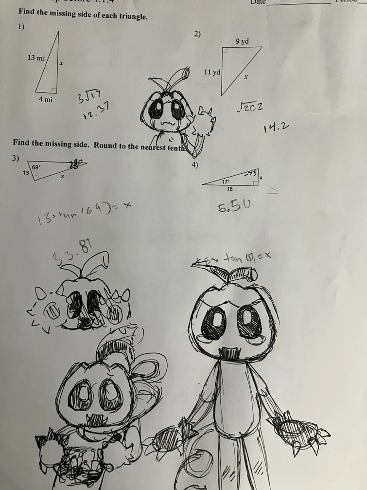 Boxten vs flutter doodle on my homework | Fandom