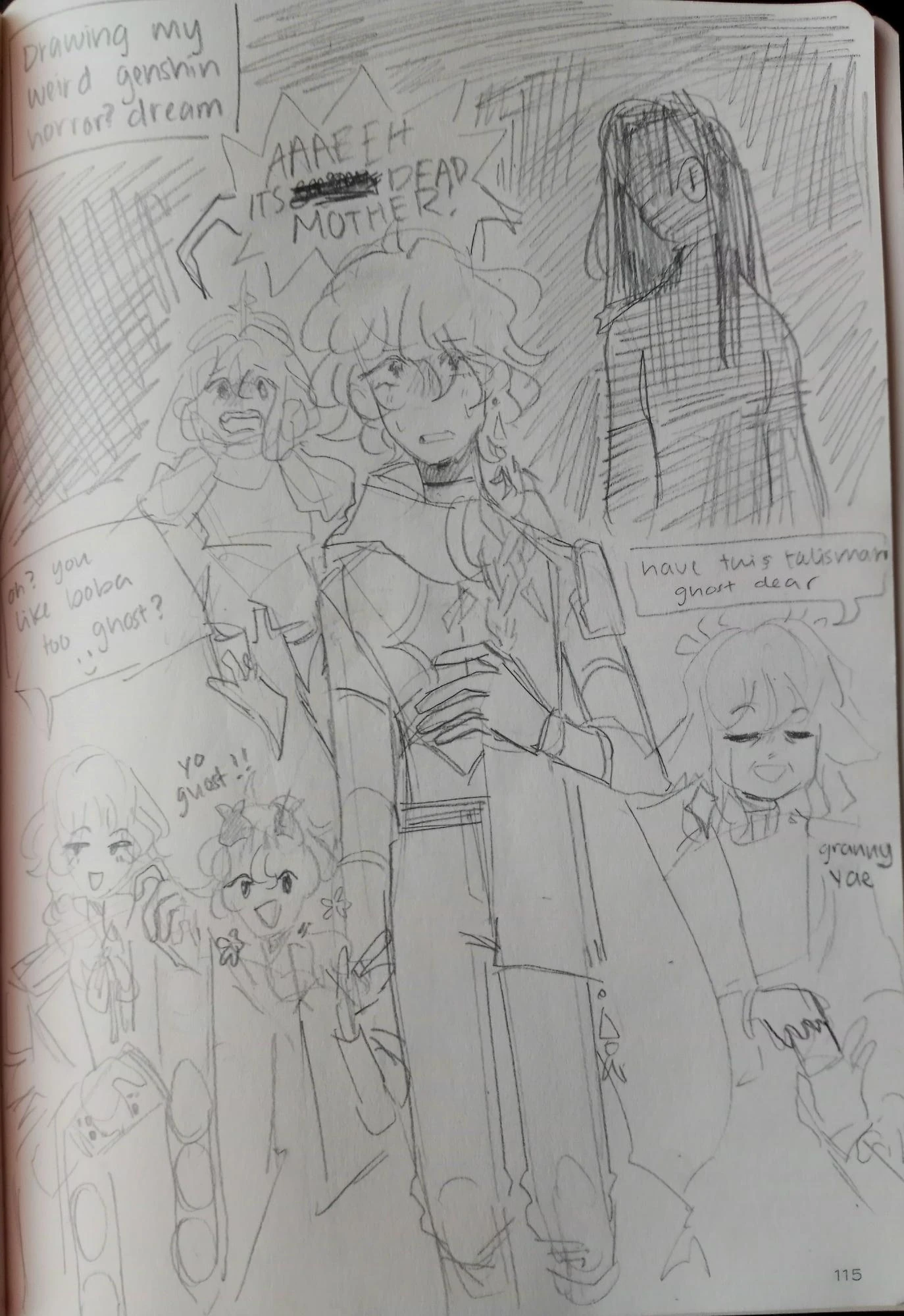 if you saw my weird dream post, well i drew it- | Fandom