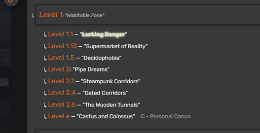 New Level 1 Sub-Levels | Fandom