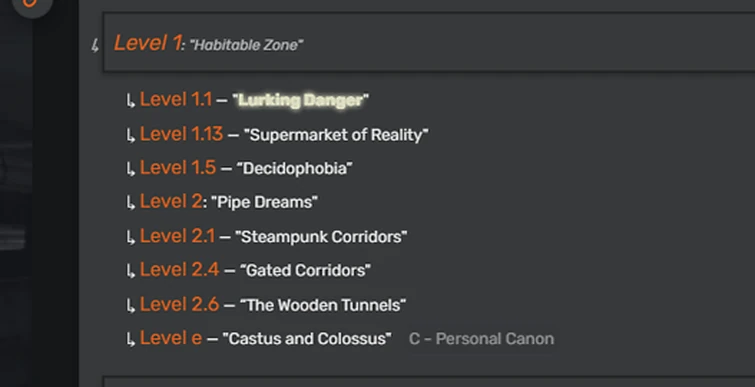 New Level 1 Sub-Levels | Fandom