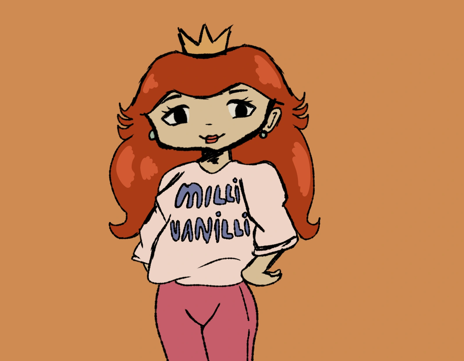 princess peach in her milli vanilli sweater. | Fandom