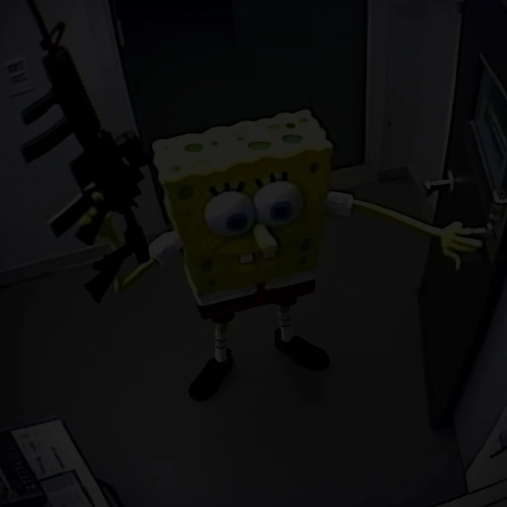 I was up late watching SpongeBob SquarePants home alone then a new ...