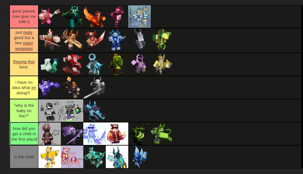 phighters! based off of how good of a parent they would be! | Fandom