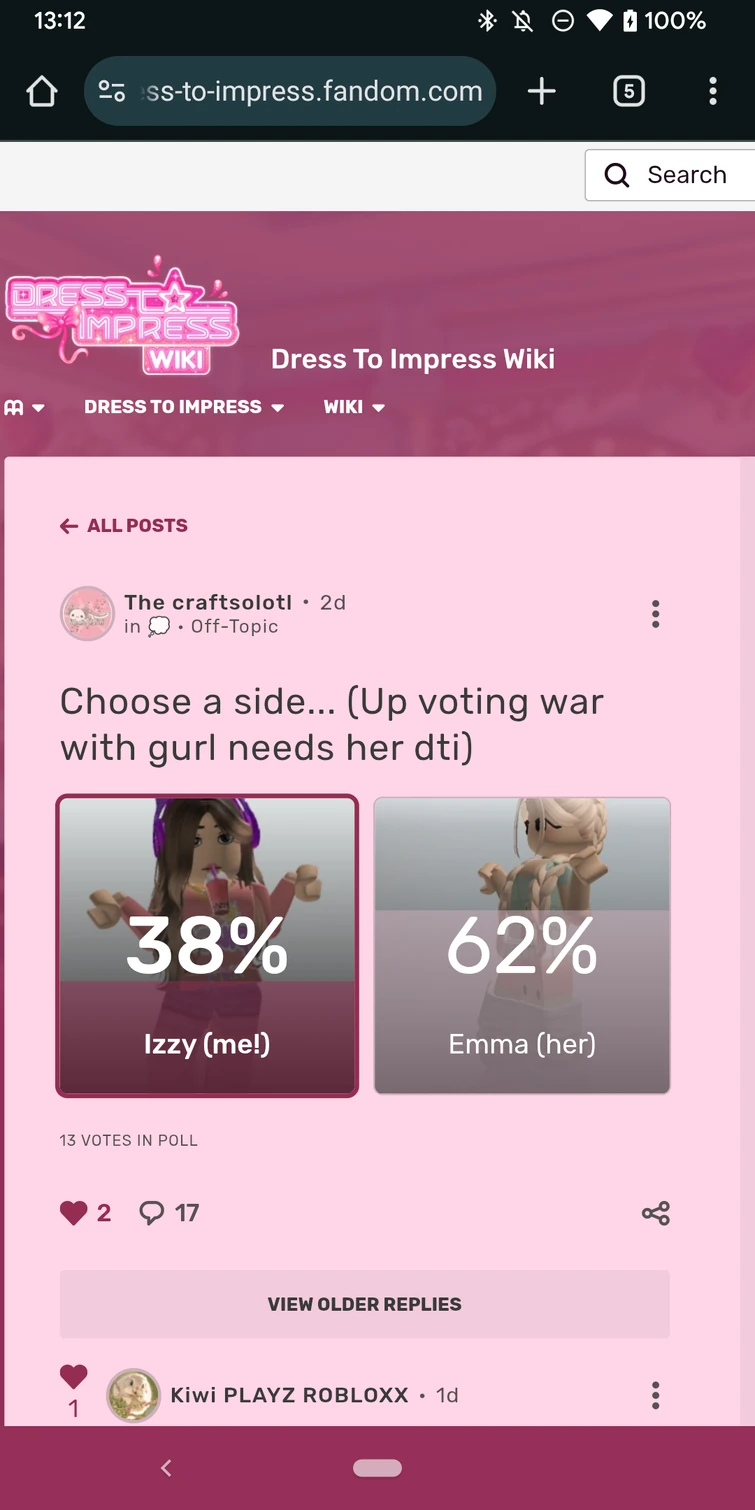 Choose a side... (Up voting war with gurl needs her dti) | Fandom