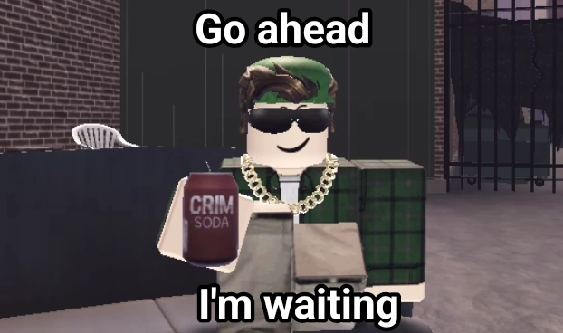 Have a crim soda. | Fandom