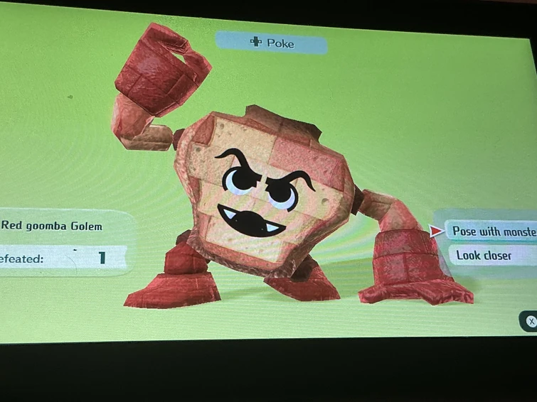 Red goomba golem | Fandom