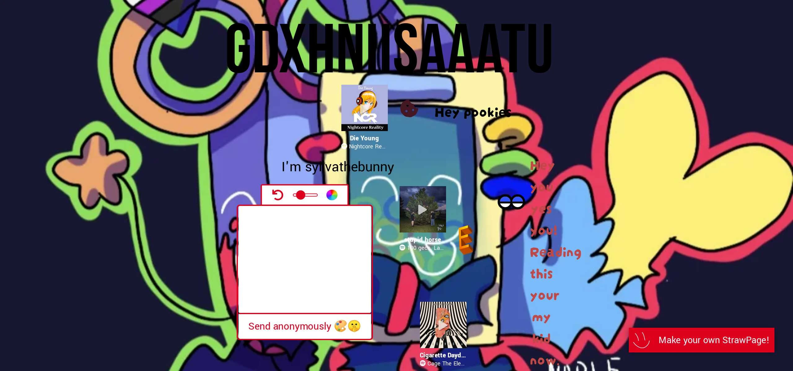 Go send stuff(not my art on background) | Fandom