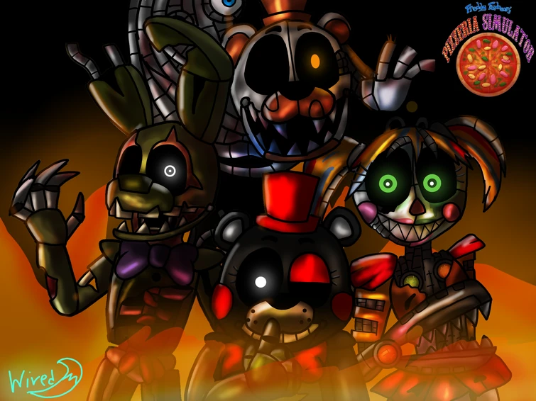 I drew the Scrap animatronics (fanart) | Fandom