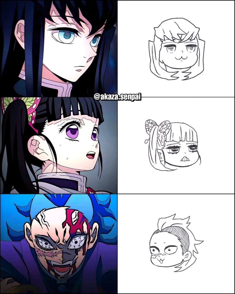 Them in anime vs chibi manga 😆 | Fandom