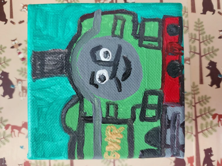 I painted the canvas of Duck | Fandom