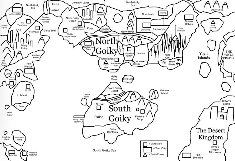 Definitive version of my Map of Goiky | Fandom
