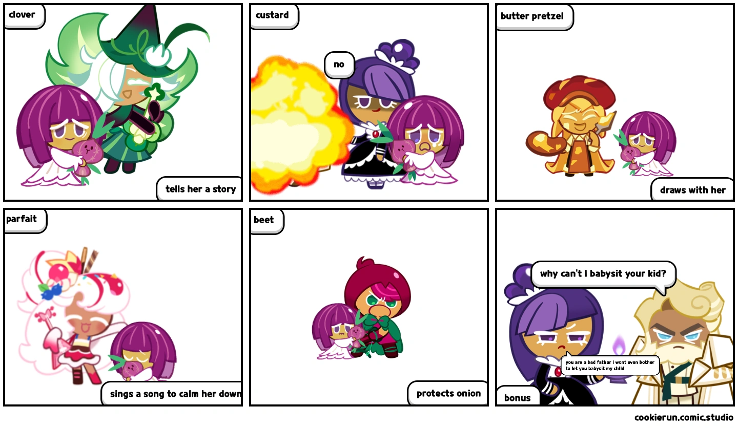 Cookies babysitting onion | Fandom