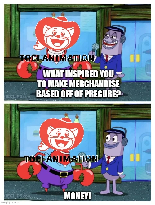 Mr. Krabs I Like Money meme (Precure Edition) | Fandom