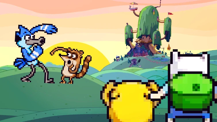 Finn and Jake vs Mordecai and Rigby | Fandom