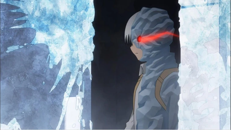 Ok so I guess we're all going to ignore creepy red eye cyborg Todoroki ...