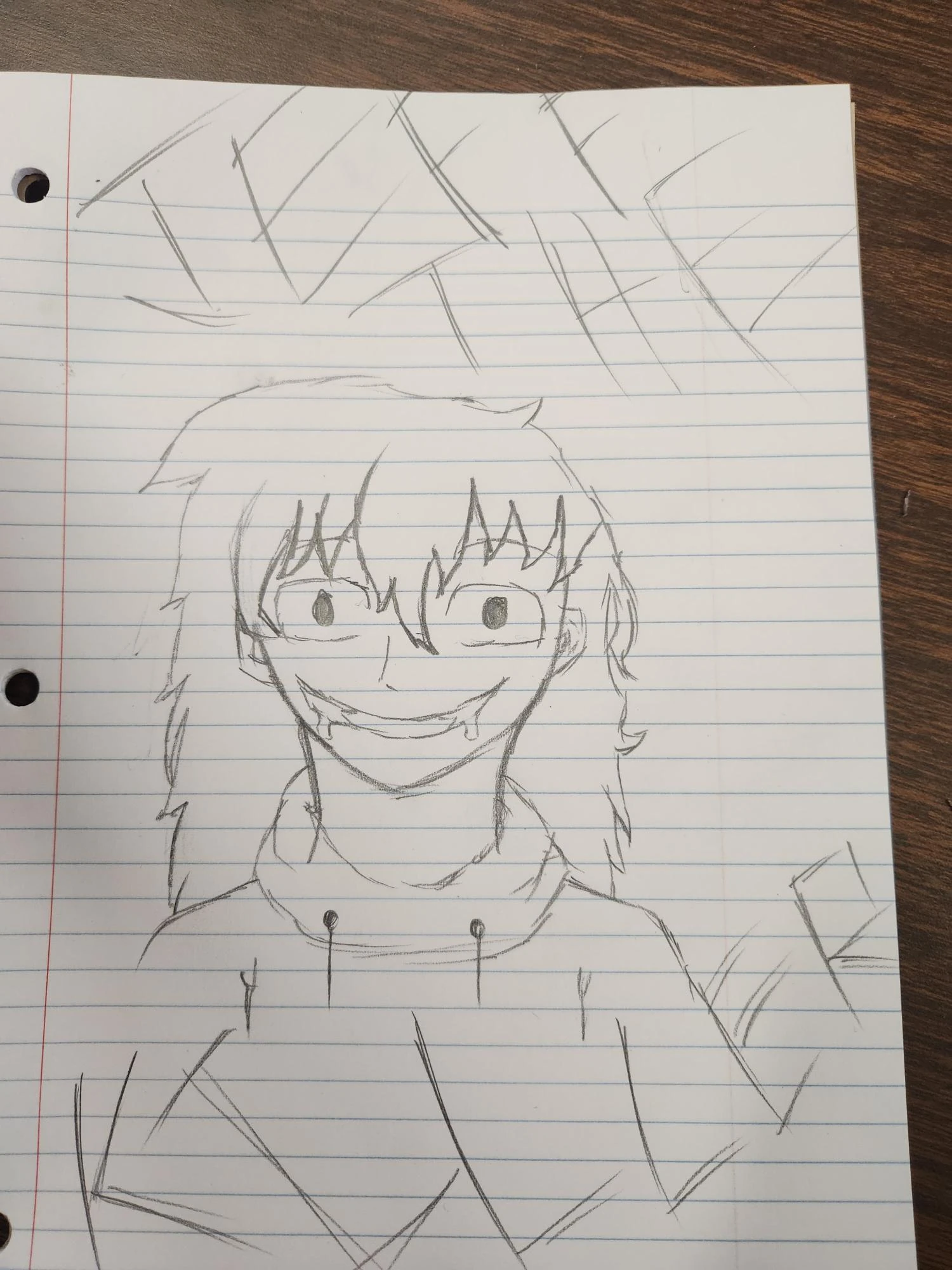 Jeff drawing i did instead of my English work | Fandom