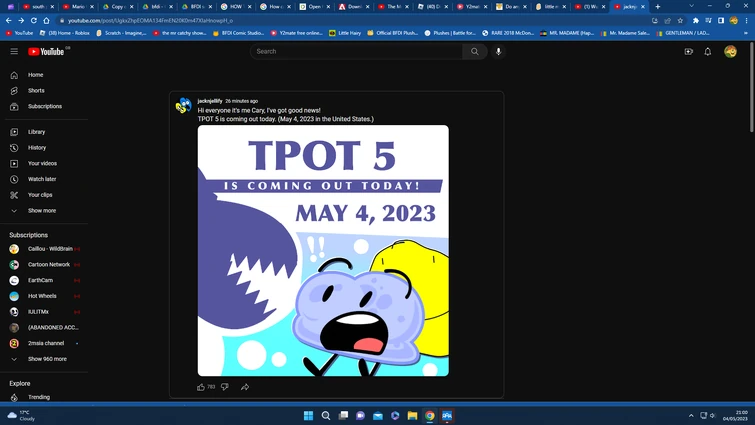 i think tpot episodes come every 2 months | Fandom