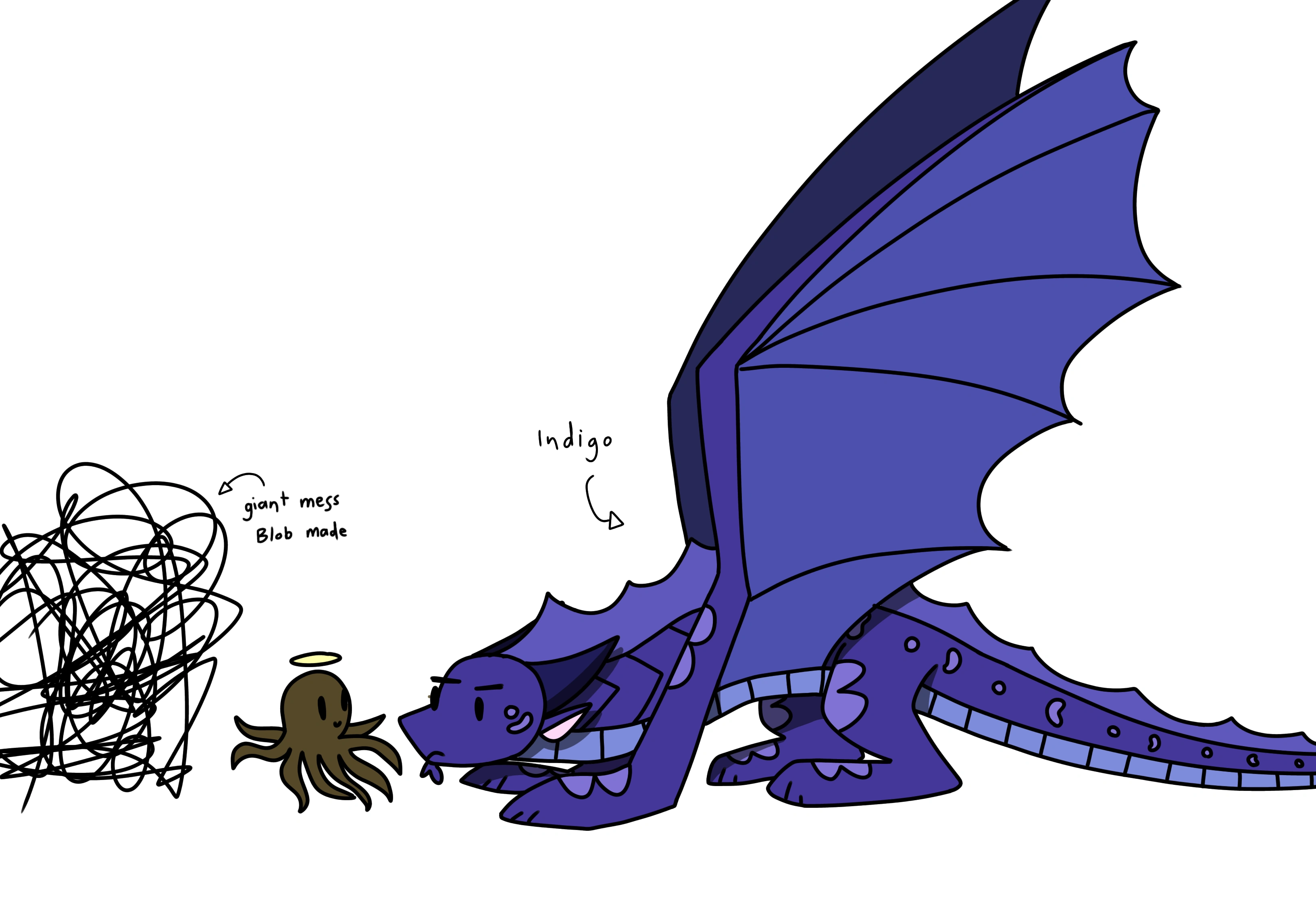 Indigo and Blob | Fandom