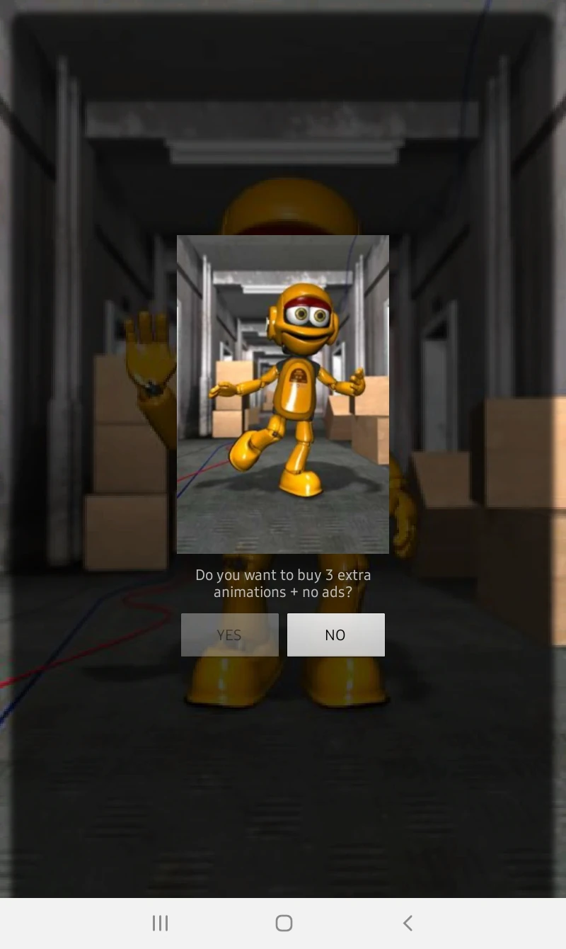 ¿on iOS it is possible to buy the 3 extra animations in Talking Roby ...