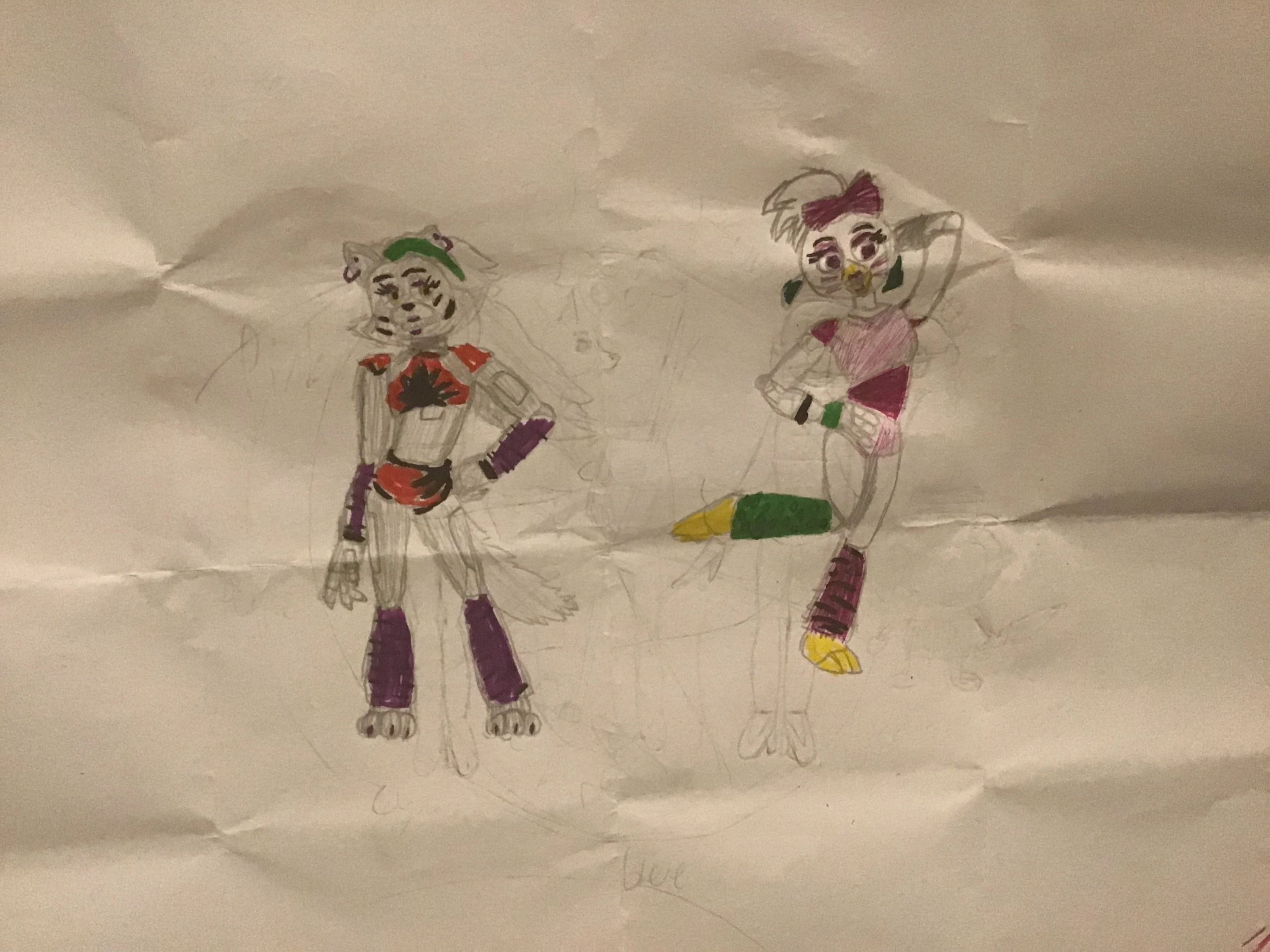 Roxy and Chica art | Fandom