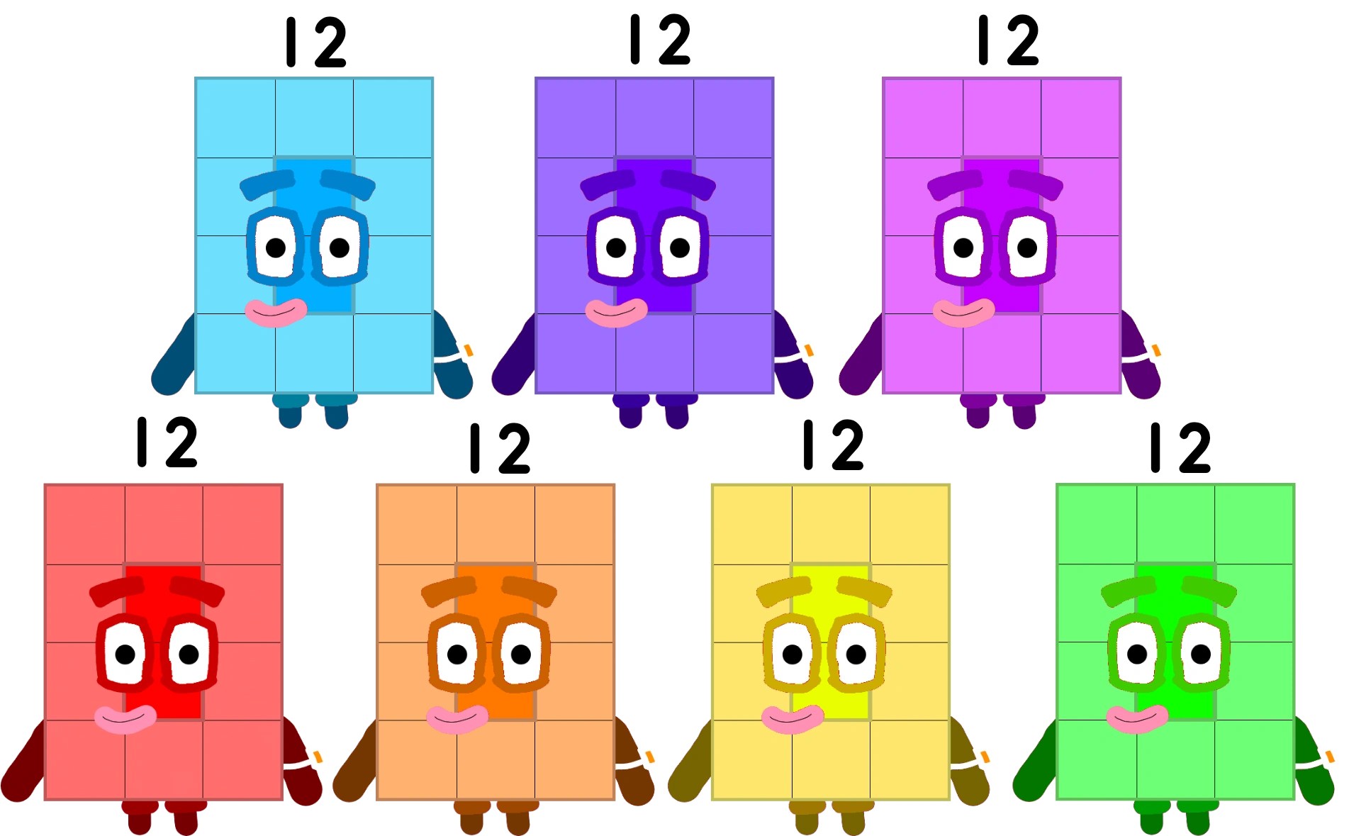 Rainbow Twelves (from Eighty-Four) | Fandom