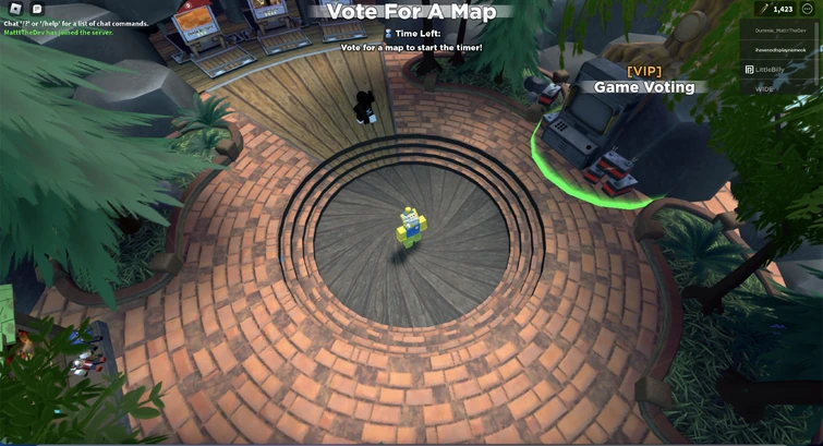 new intermission lobby, tbh it is basically a tower battles copy | Fandom