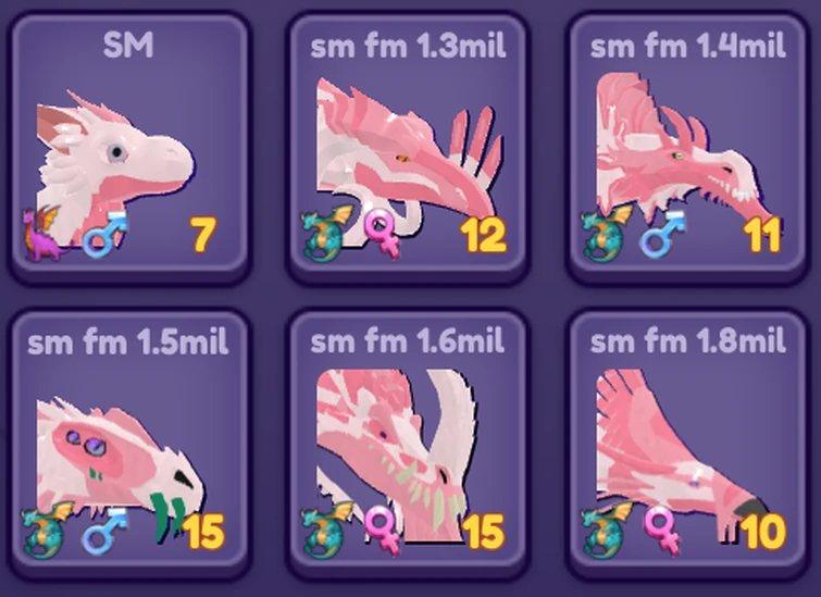 selling fm sm dragons! | Fandom