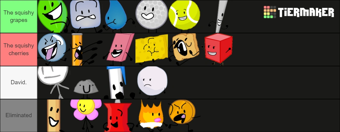 Ex's BFDI viewer voting 6: Power of David | Fandom