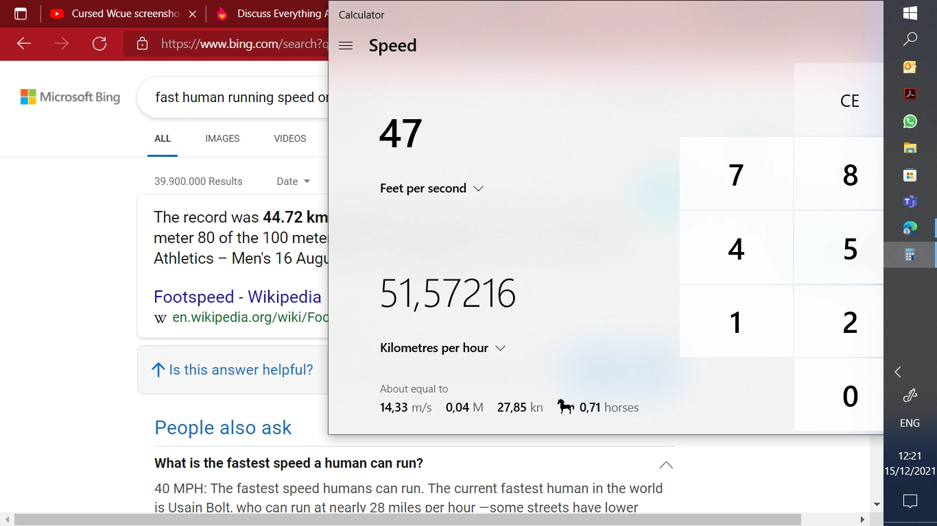 dang, gram run speed is faster than human run speed | Fandom