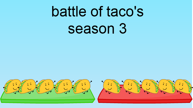 [S3] Battle Of Taco's 1 (unique voting style) | Fandom