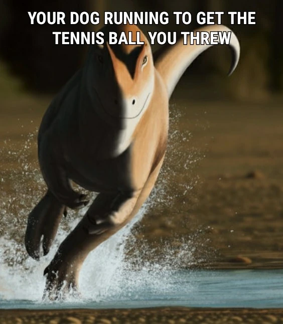 I made this random allosaurus meme | Fandom