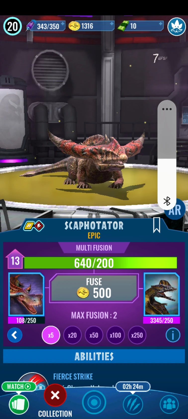 My latest unique hybrid project in Jurassic World Alive | Fandom