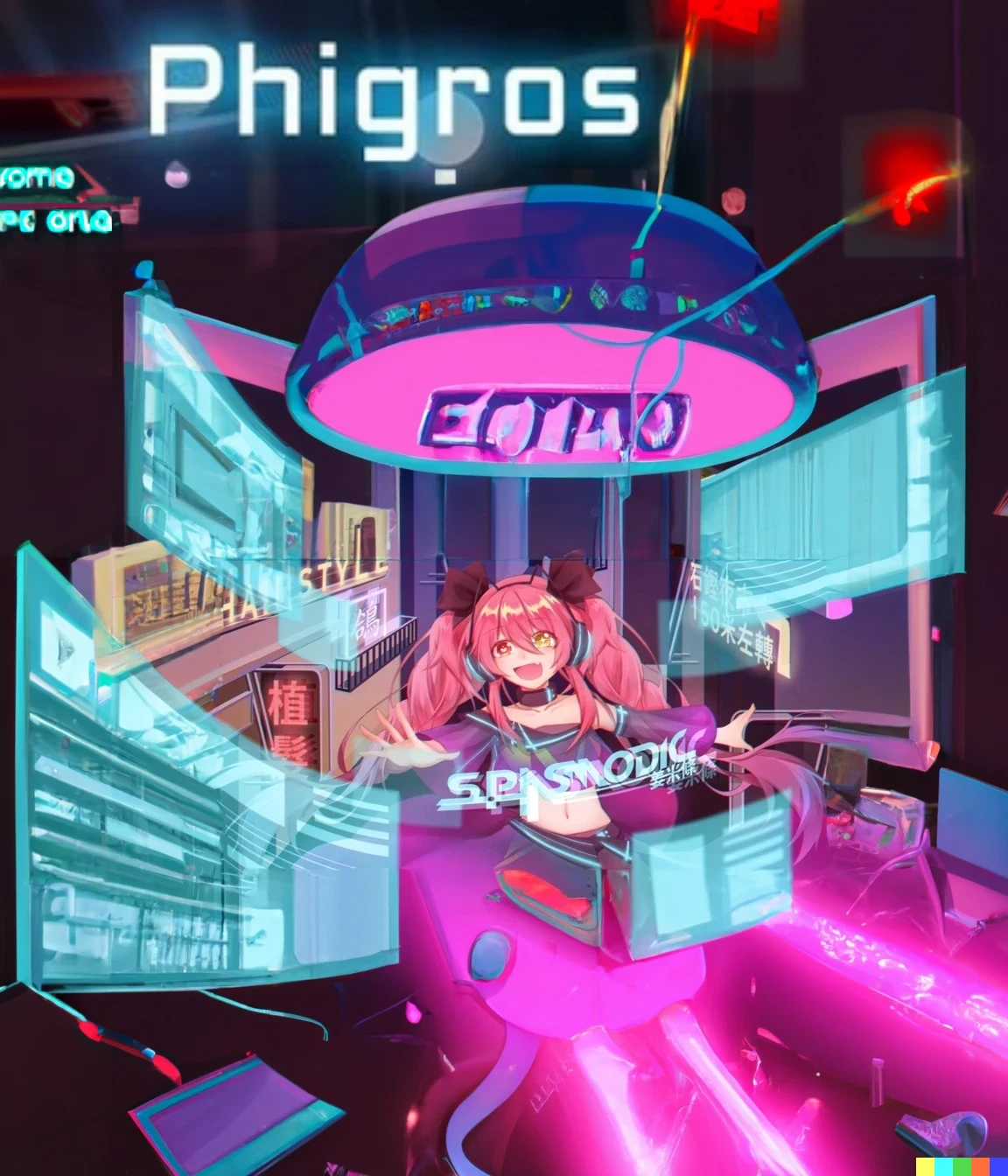 Trying to make phigros poster using dalle2... | Fandom