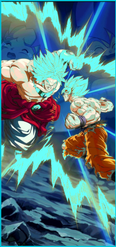 Super Saiyan Blue Goku Vs Super Saiyan Blue Broly Fandom